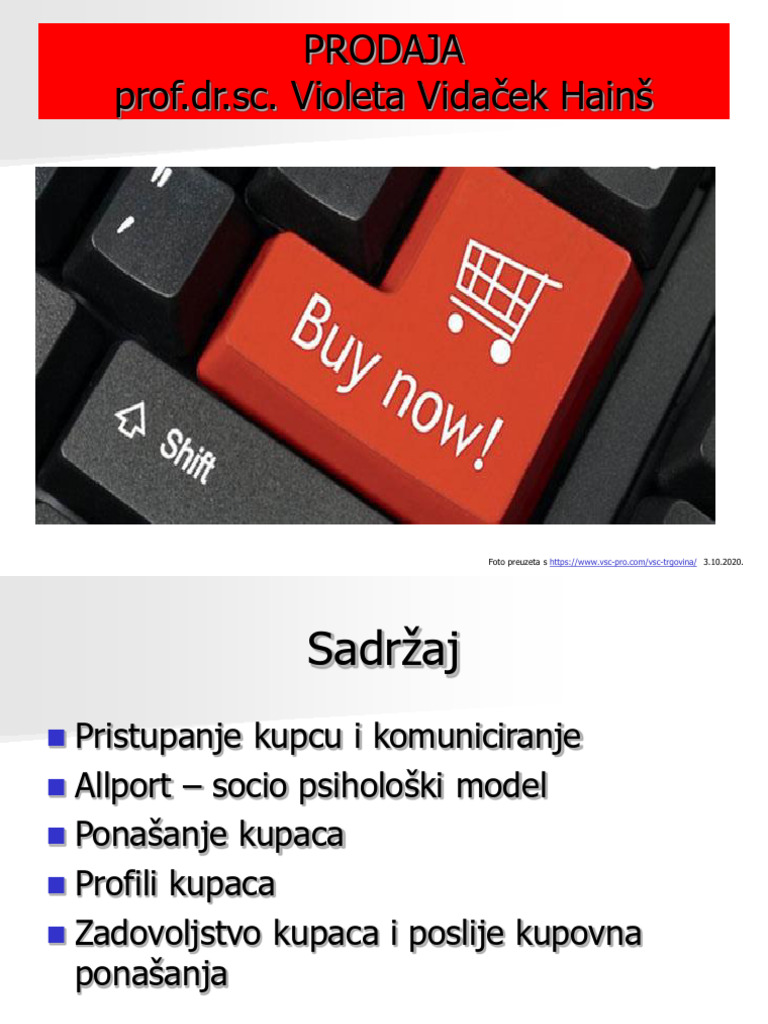 4 Prodajna Komunikacija - 11 | PDF