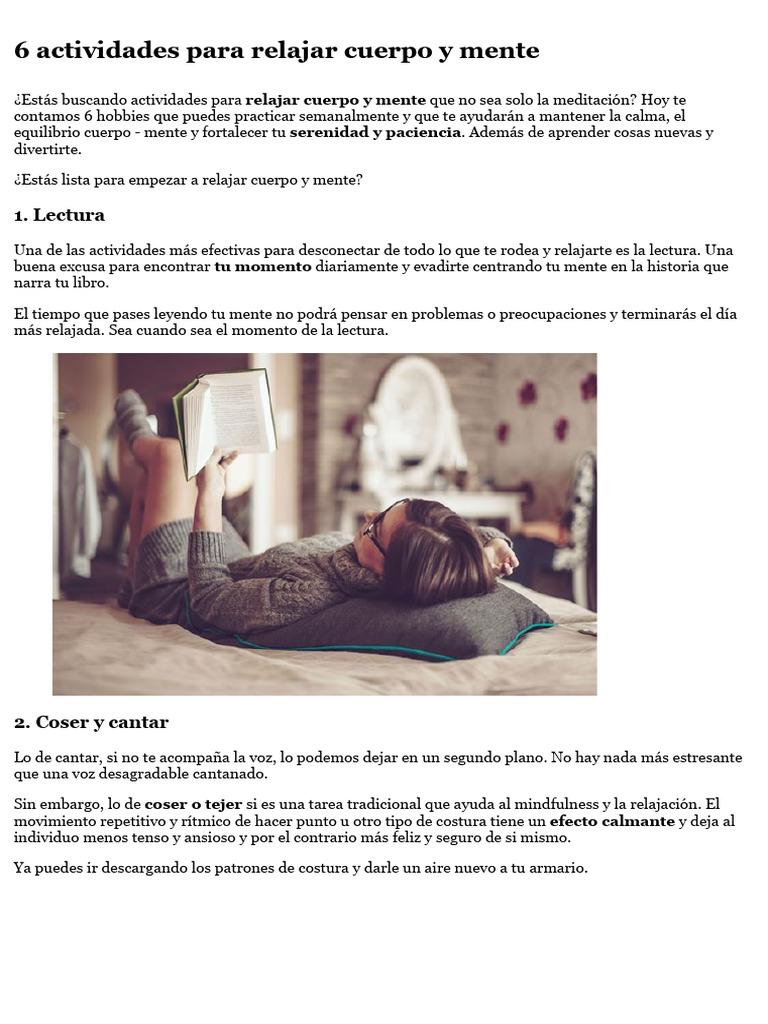 Relax | PDF