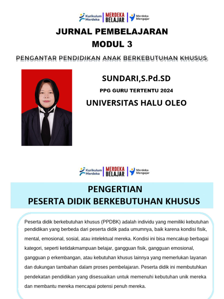 Jurnal Modul 3 Sundari PDF | PDF