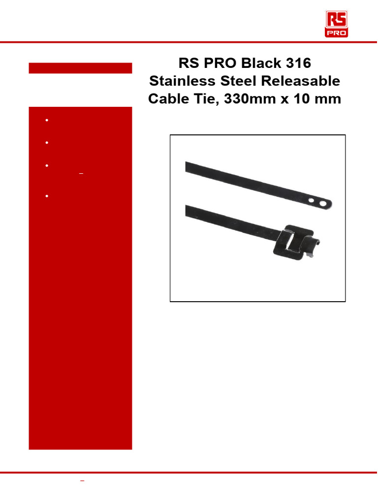 185-9364 Cable Tie | PDF
