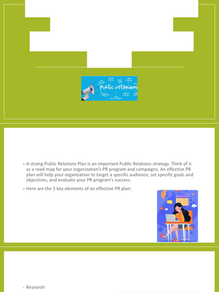 5 Key Elements of An Effective Public Relations | PDF