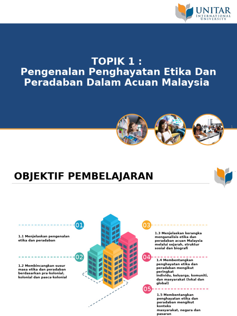 TOPIK 1 Pengenalan Penghayatan Etika Dan Peradaban Dalam Acuan Malaysia | PDF