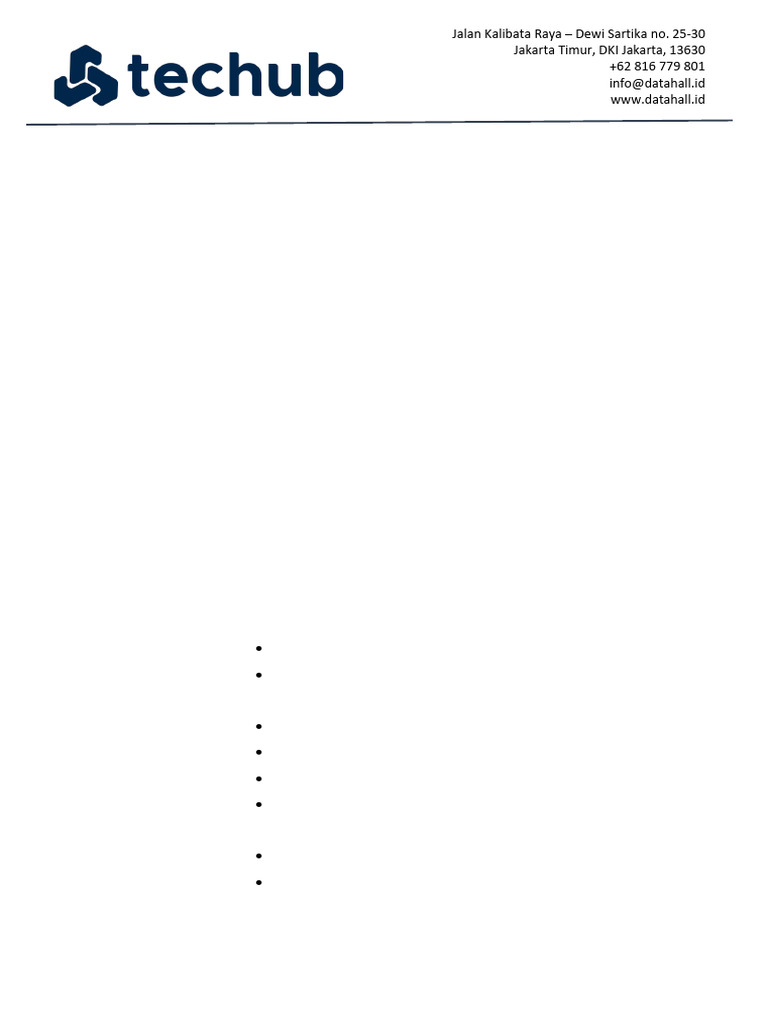 Quotation Techub - Unv. Binawan 01 Juli 2022 | PDF