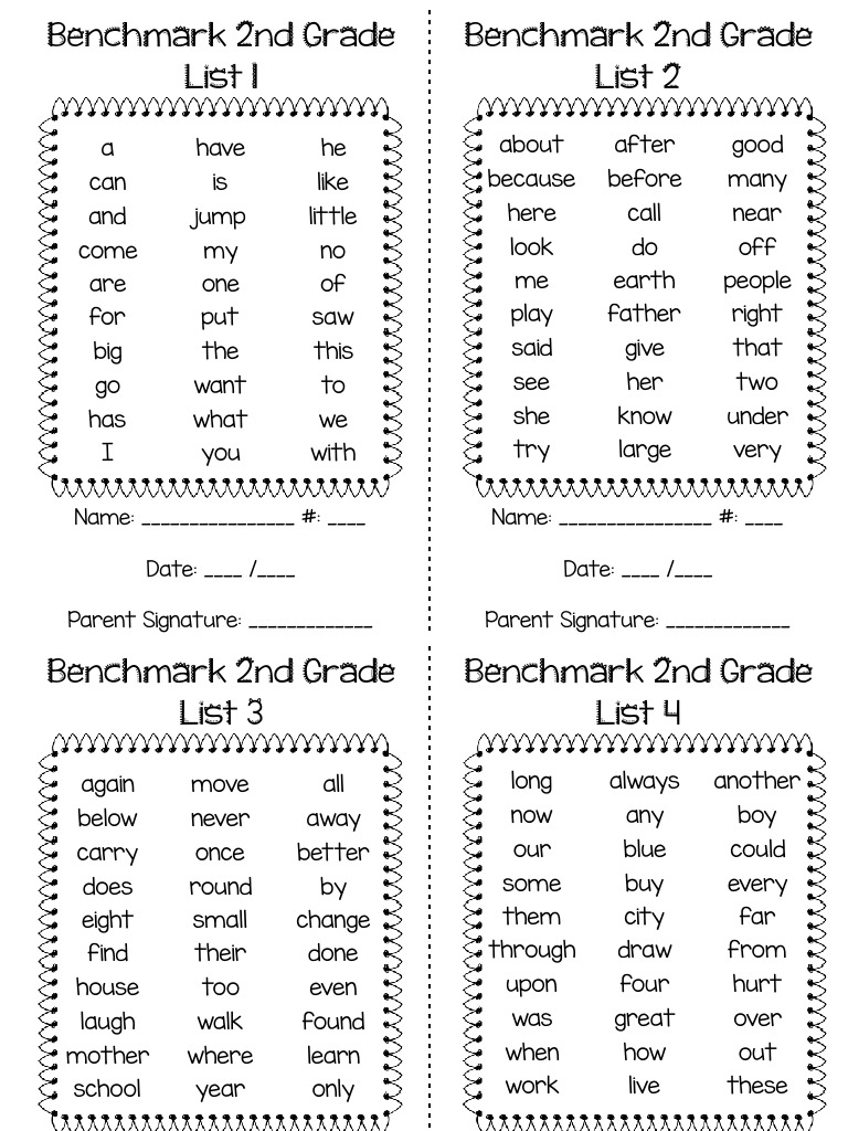 2nd Grade Sight Words PDF | PDF