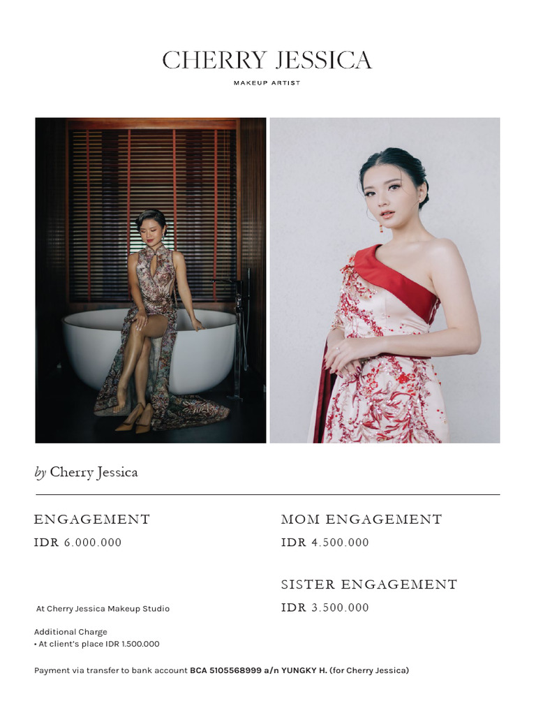 Cherry Jessica Engagement Makeup PL | PDF