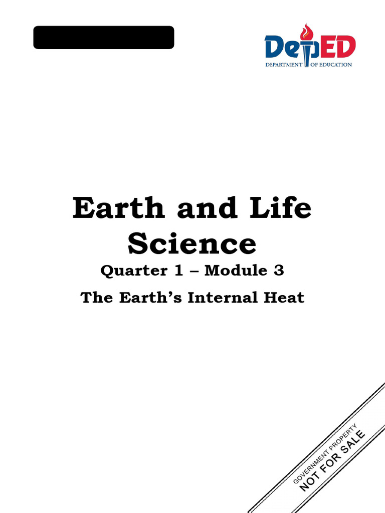 SHS Earth and Life Quarter 1 Module 3 | PDF