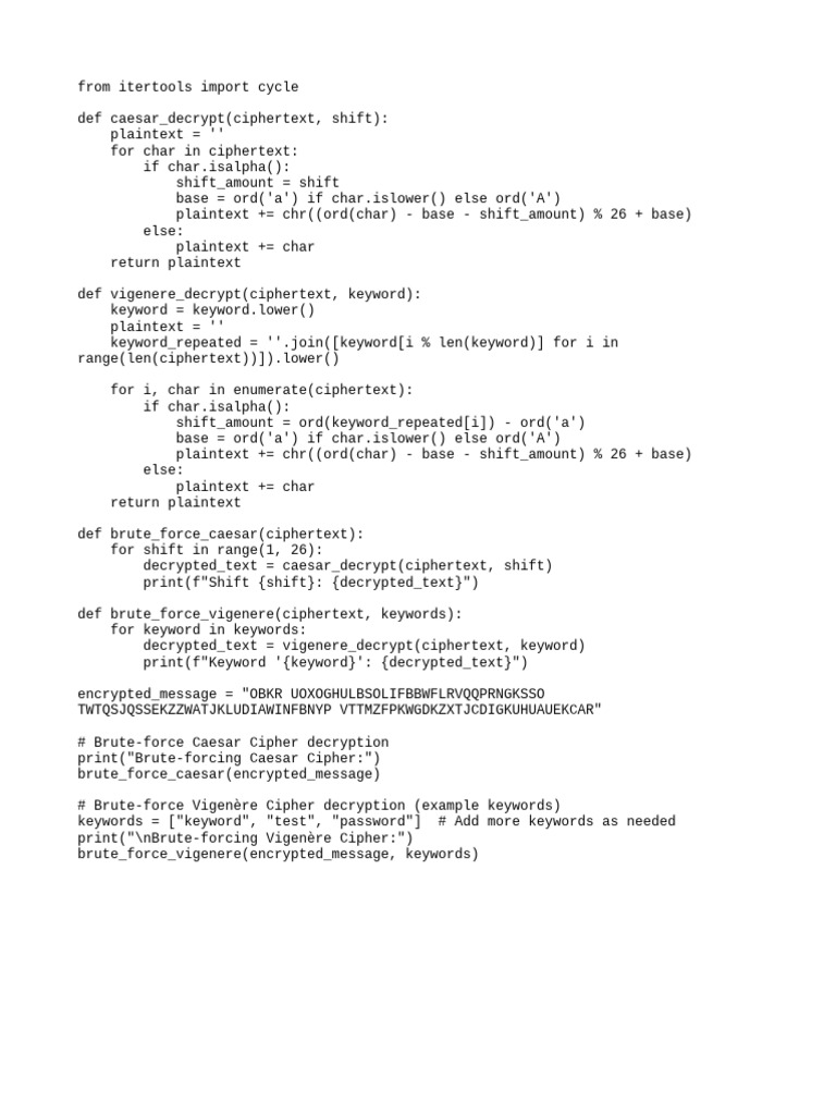 Brute Force | PDF | Computers