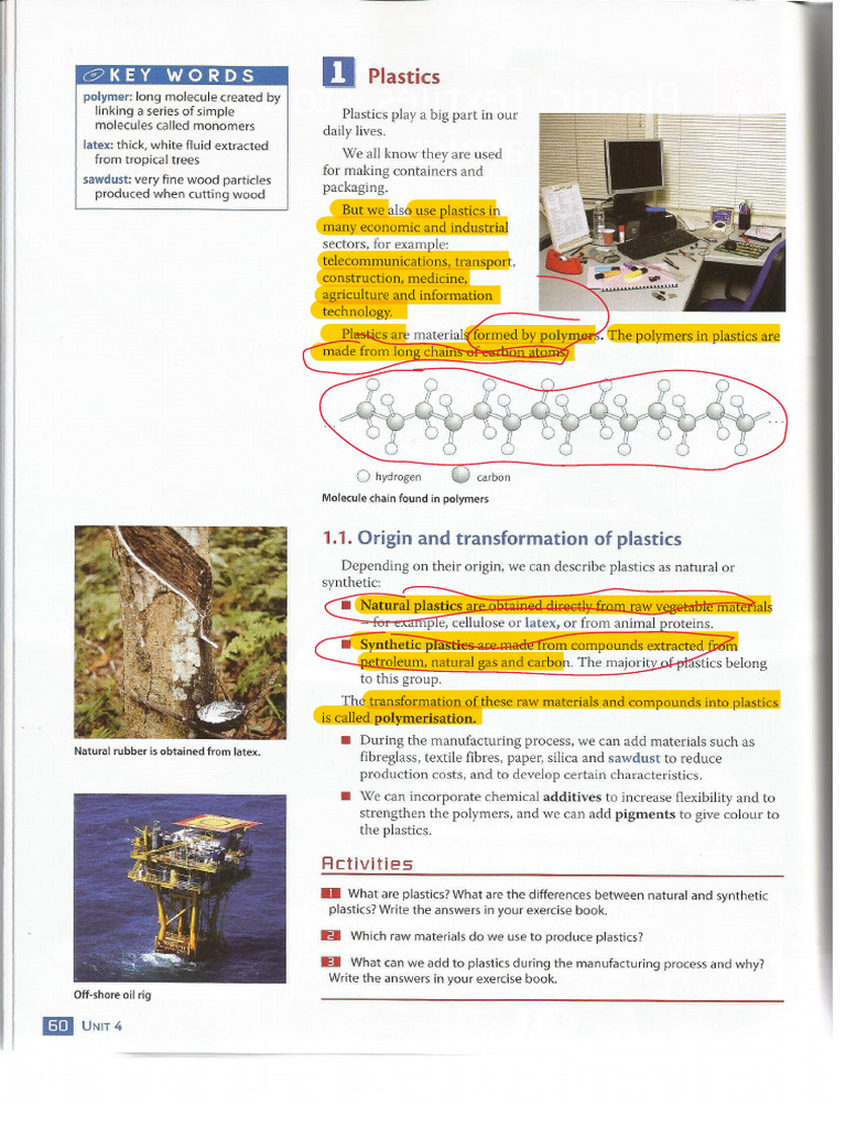 Unit 2. Plastics | PDF