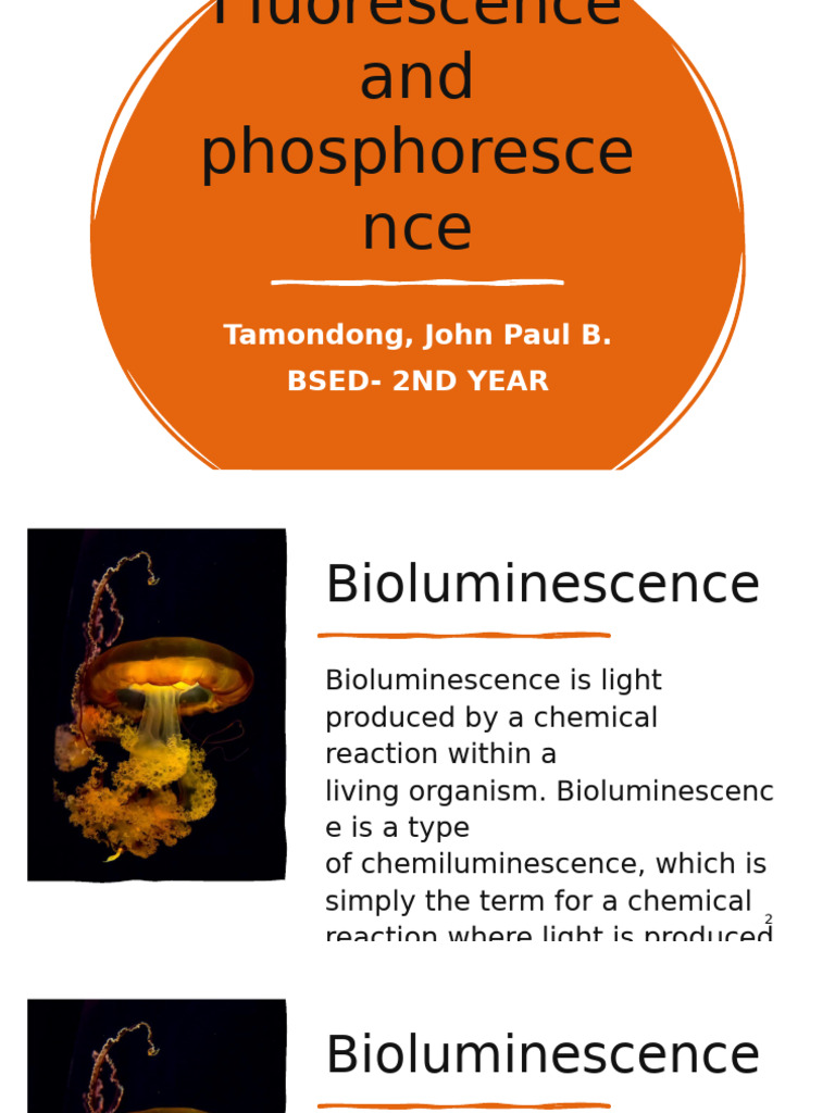Bioluminescence | PDF