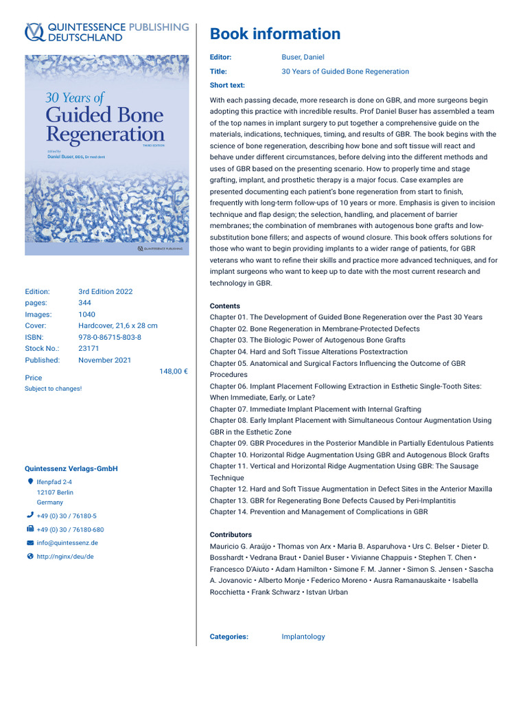 Quintessence Product Download 1247981 | PDF