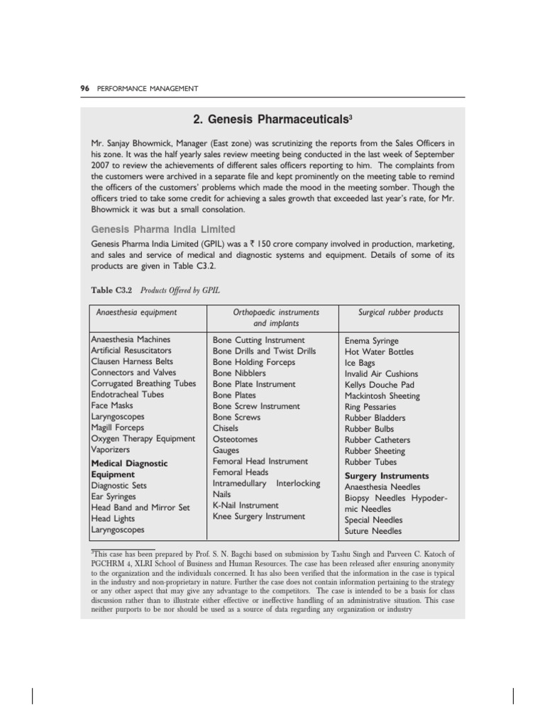 Genesis Pharmaceuticals | PDF