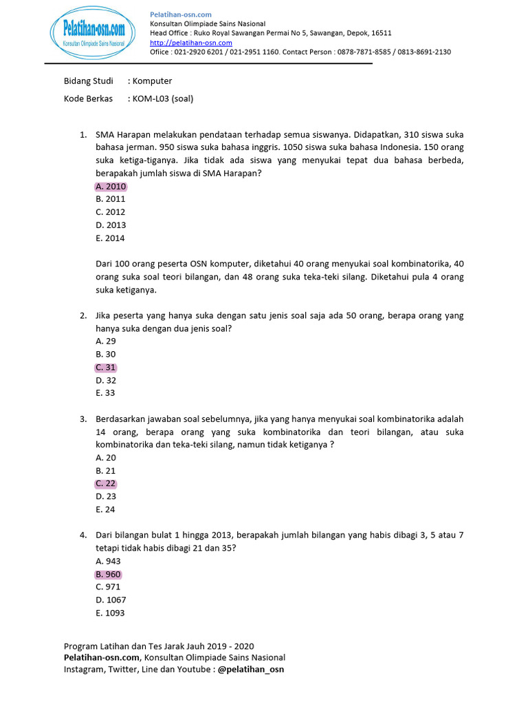 Soal L03 | PDF