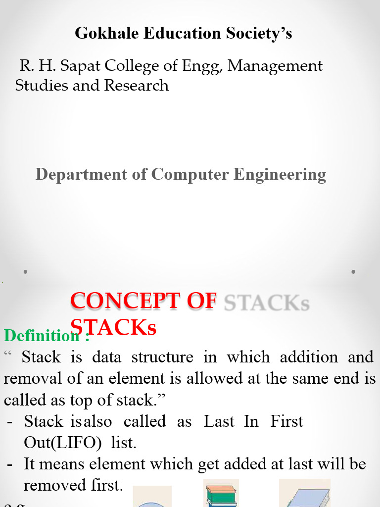 FDS-Unit-5-Stack | PDF