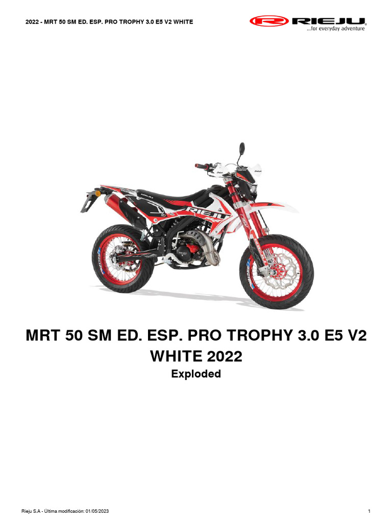 2022 MRT 50 SM Ed Esp Pro Trophy 3 0 E5 v2 White | PDF