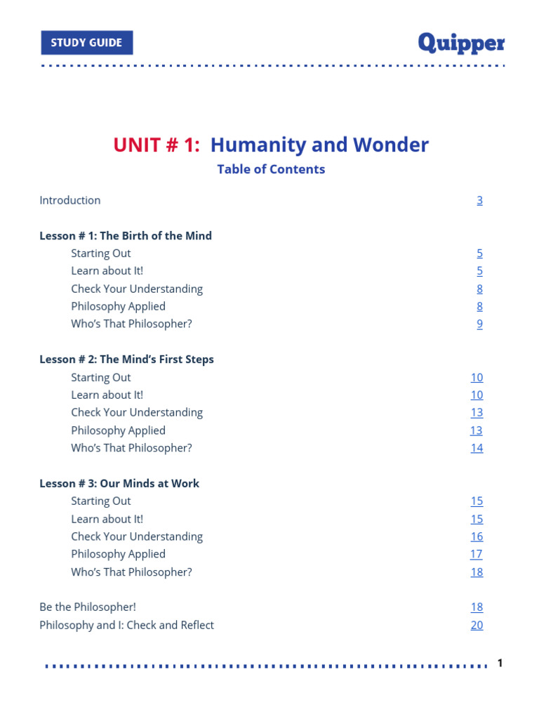 The Min.-iphP Unit 1-01 | PDF