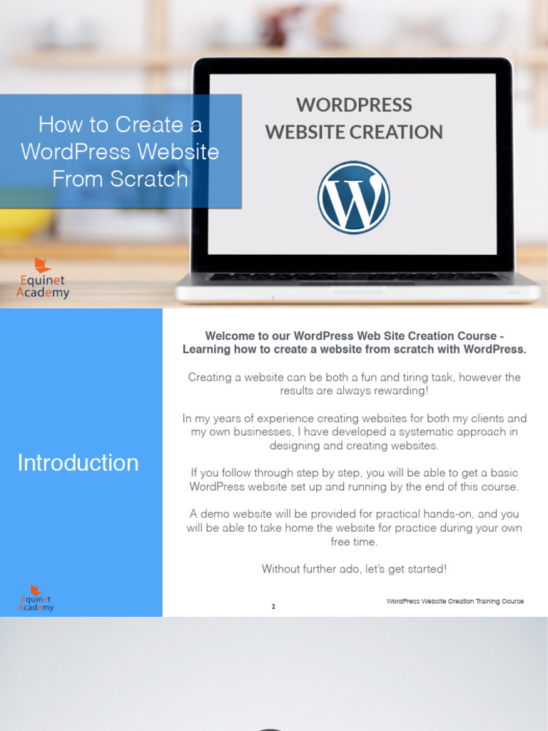 WordPress Website Creation Course Textbook | PDF