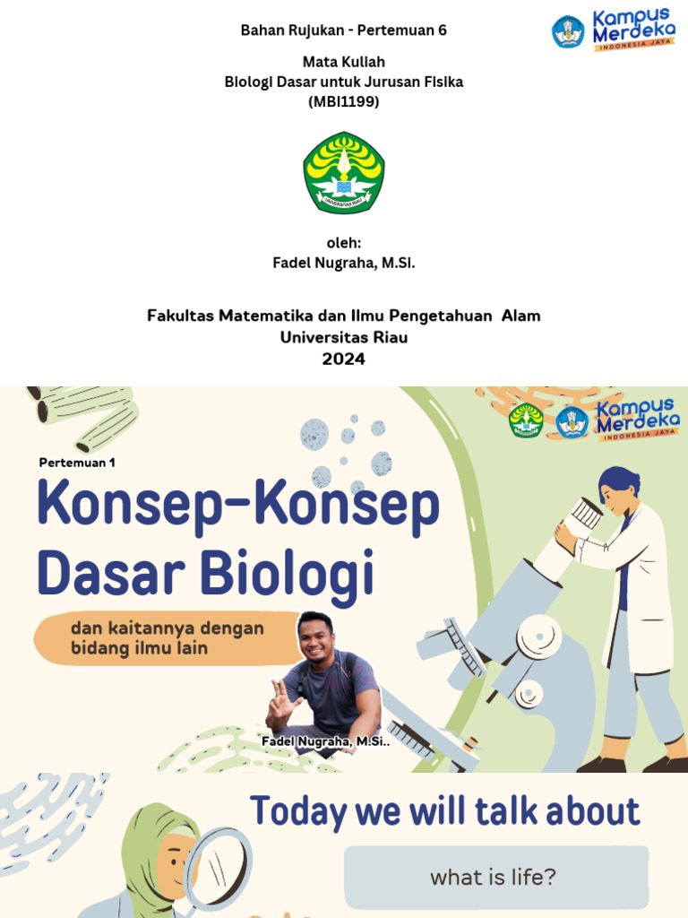Biodas Pertemuan 1-2 | PDF