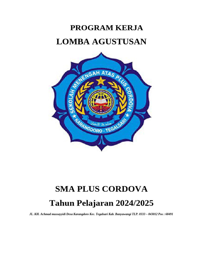 Proposal Lomba Agustus | PDF