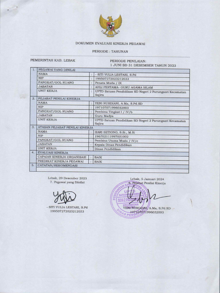 SKP Siti Yulia 2023 - 1 | PDF
