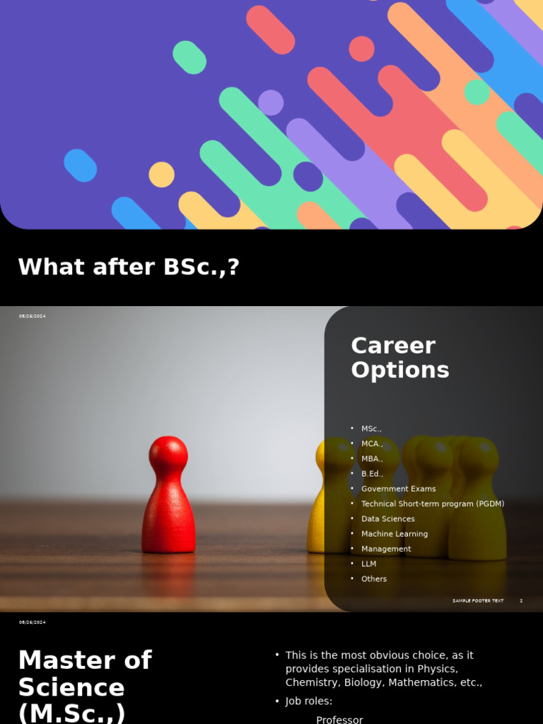 What After BSC. | PDF
