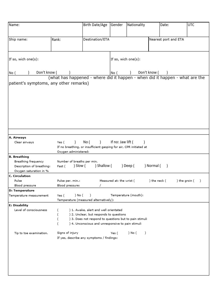 Radio Medical Record 2 | PDF