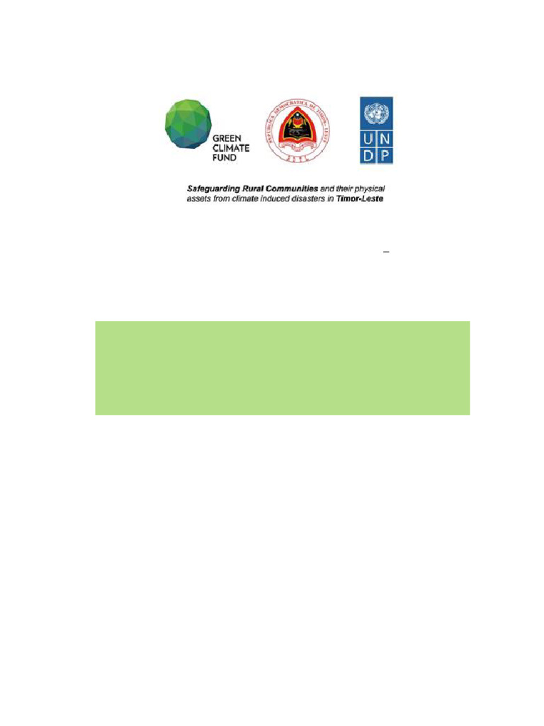 ESIA and ESMP Report Lika Rural Road Municipality of Liquica, Timor ...