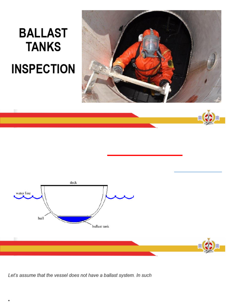 Pertemian 4. Ballast Tank Inspection | PDF