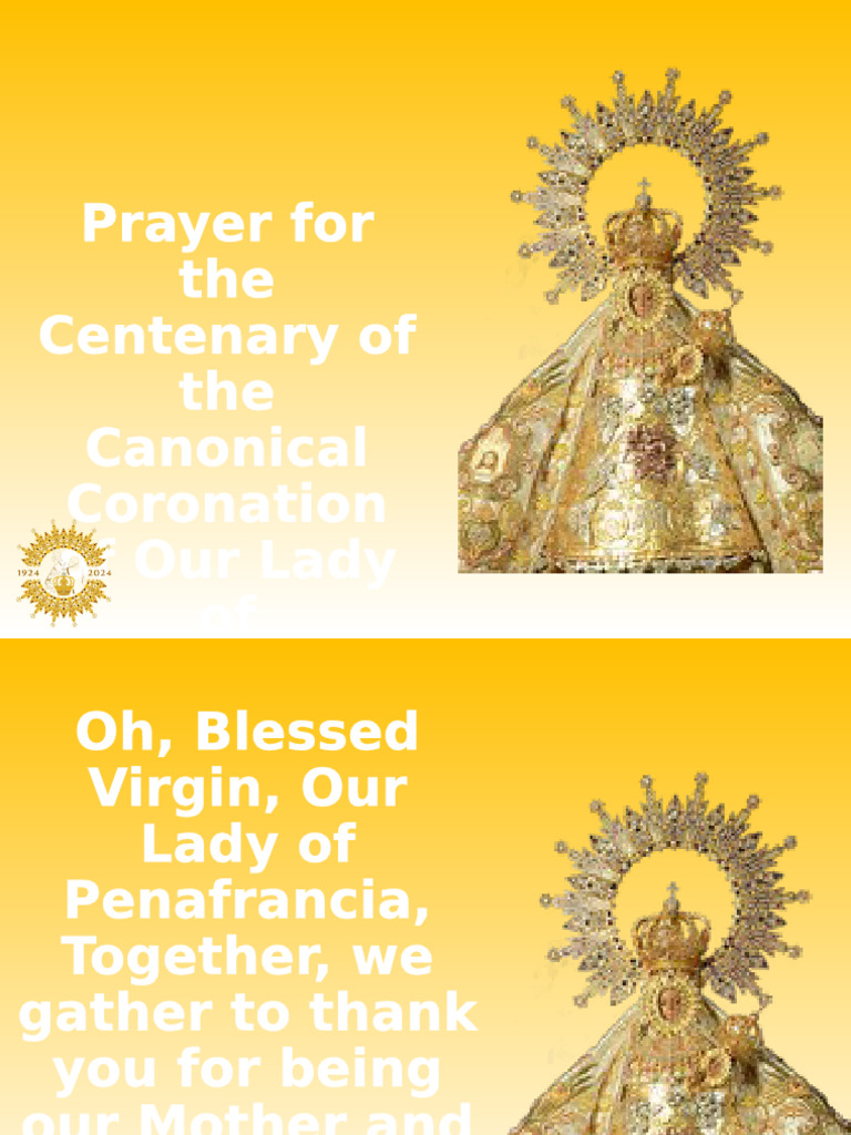 Prayer For The Centenary | PDF