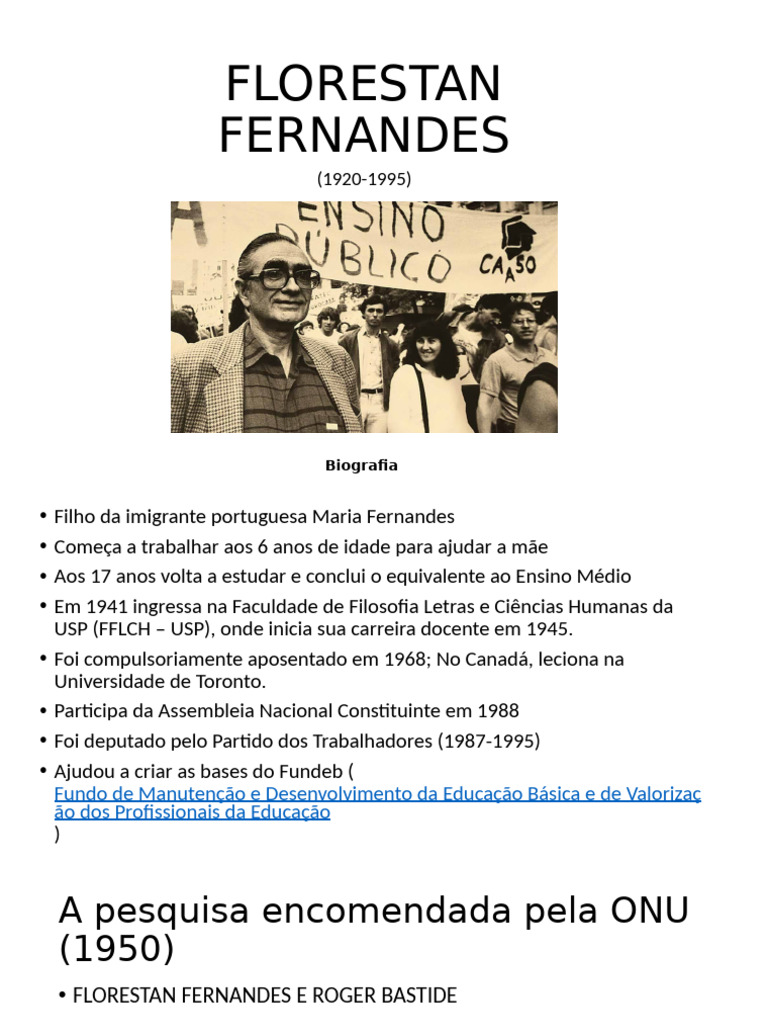 Florestan Fernandes | PDF