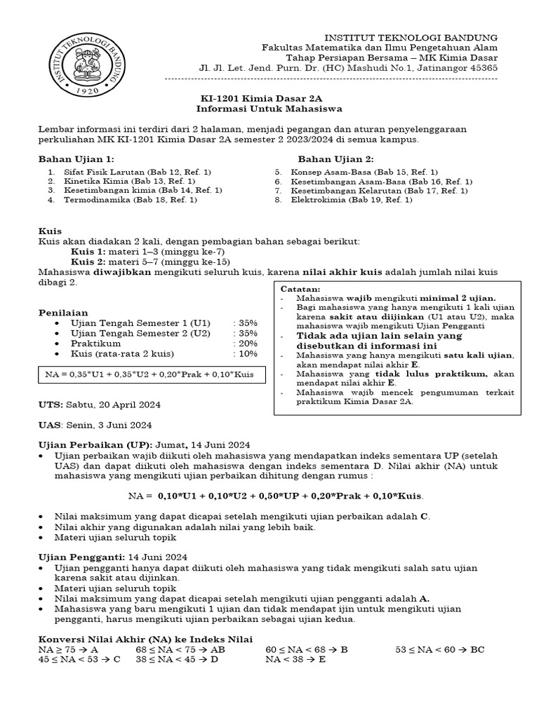 Silabus Kimdas 2a | PDF