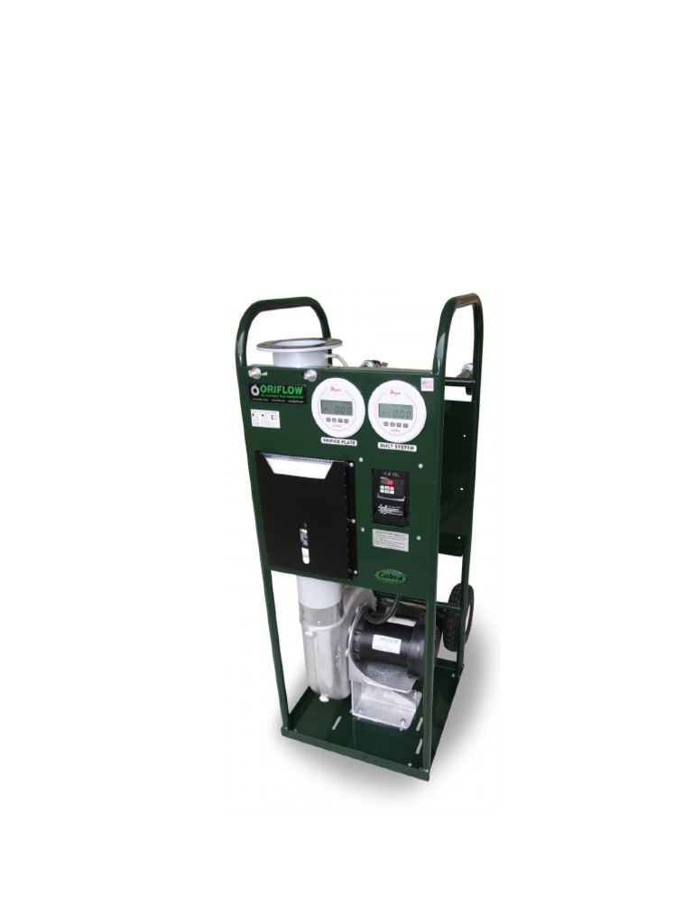 Duct Leakage Tester Oper Instr Cobra English | PDF