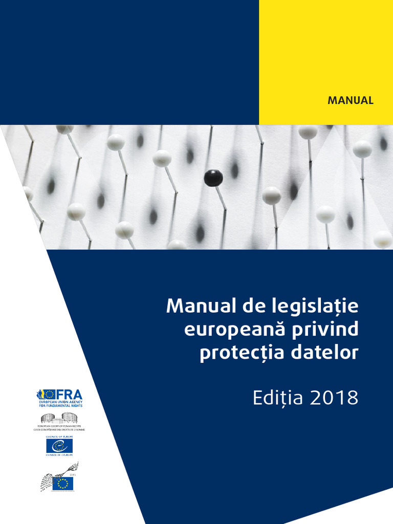 Fra Coe Edps 2018 Handbook Data Protection - Ro | PDF