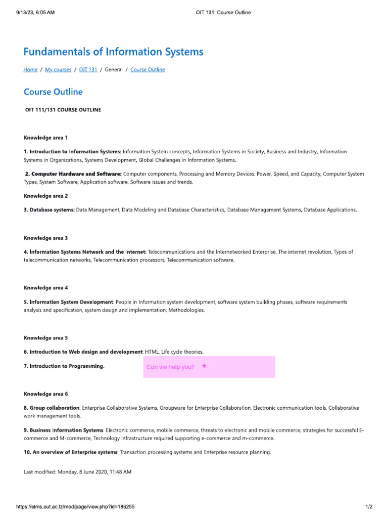 Fundamental Notes Outline | PDF