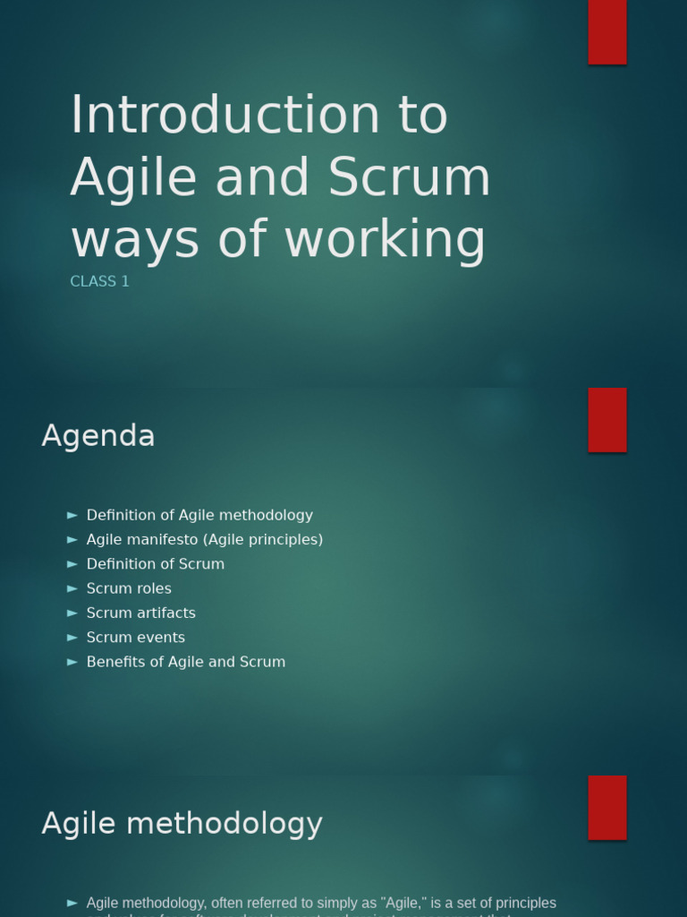 Scrum and Agile Methodologies | PDF | Scrum (Software Development) | Business
