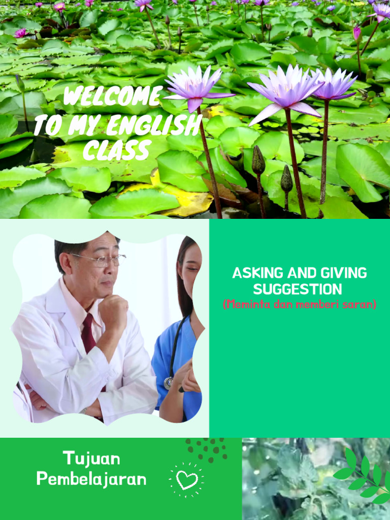 Materi Pembelajaran Chapter 2 Part 3 Asking and Giving Suggestion | PDF