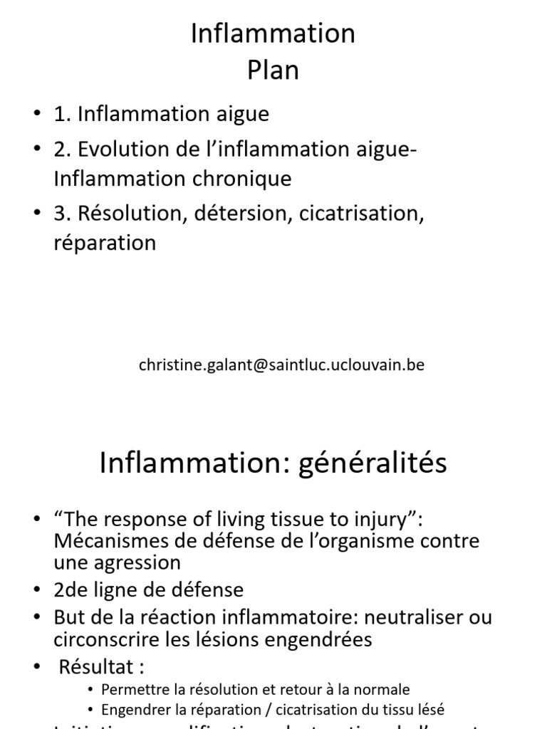 Inflammation 7 Lettres