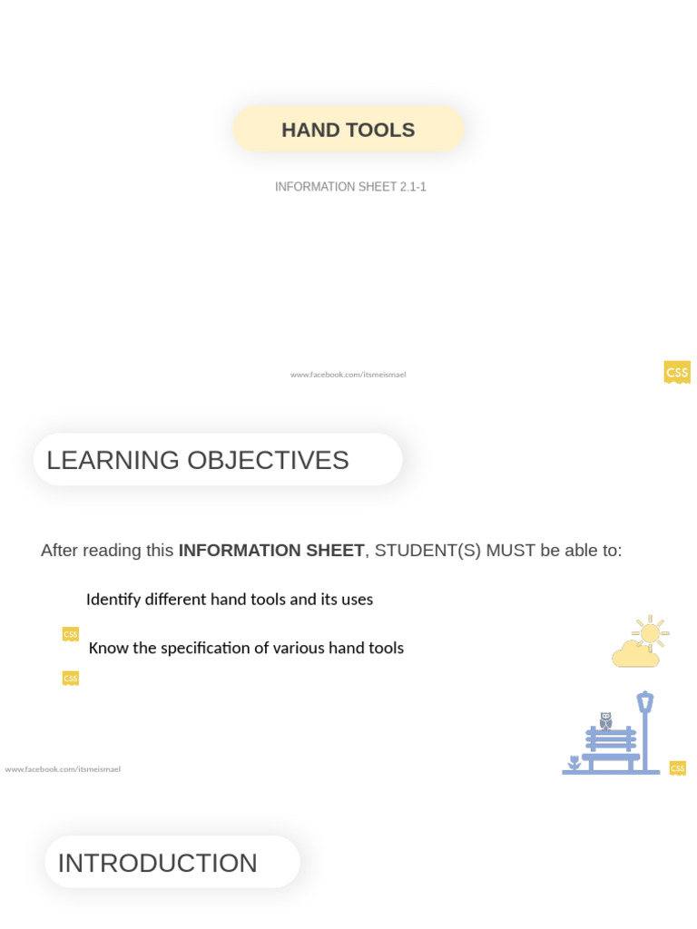 4.1 2 Hand Tool and Its Use | PDF