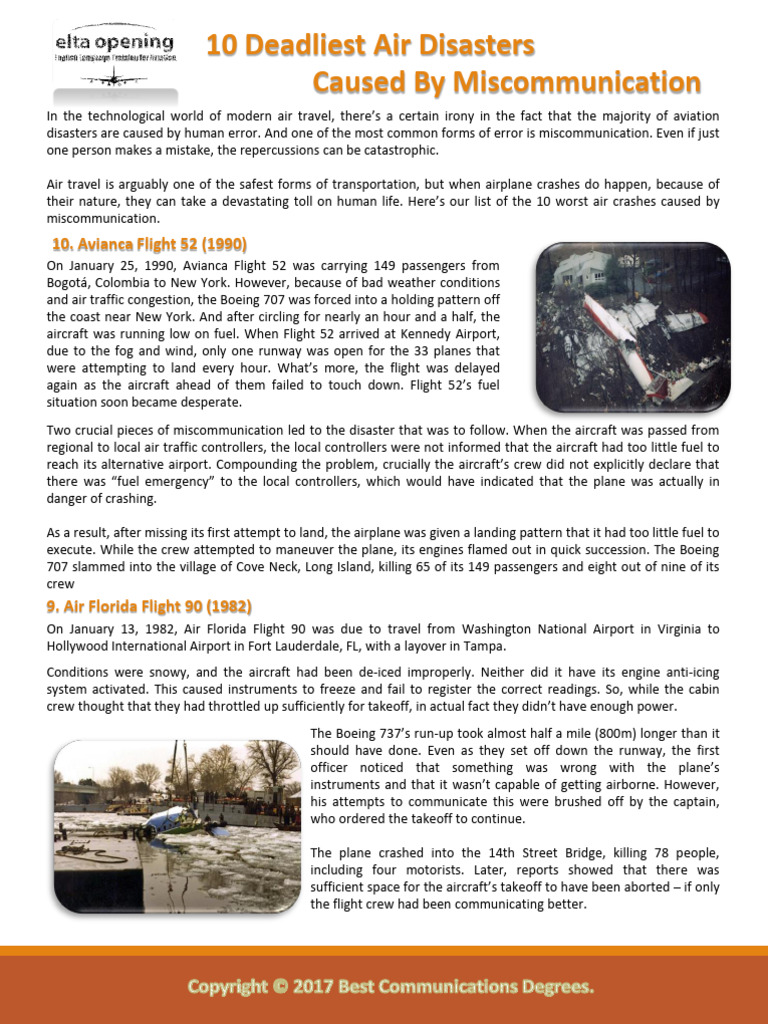 10 Deadliest Air Disasters | PDF