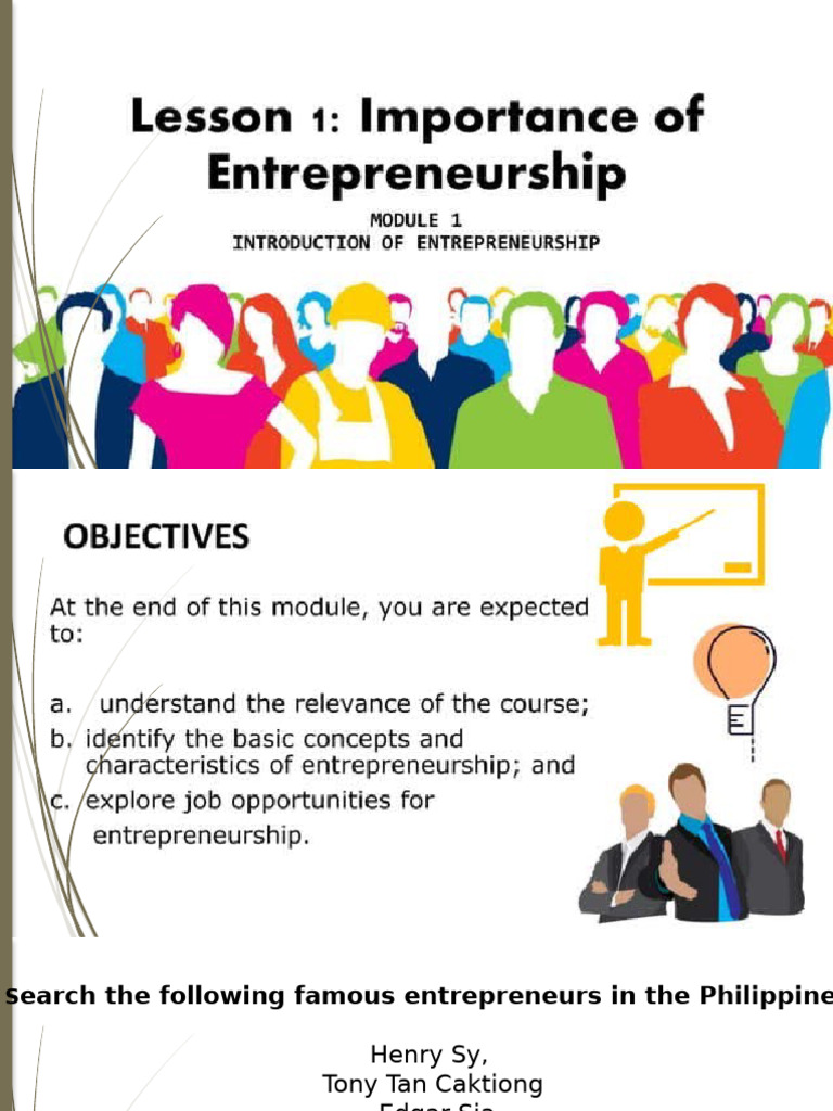 Entrep Module 1 | PDF