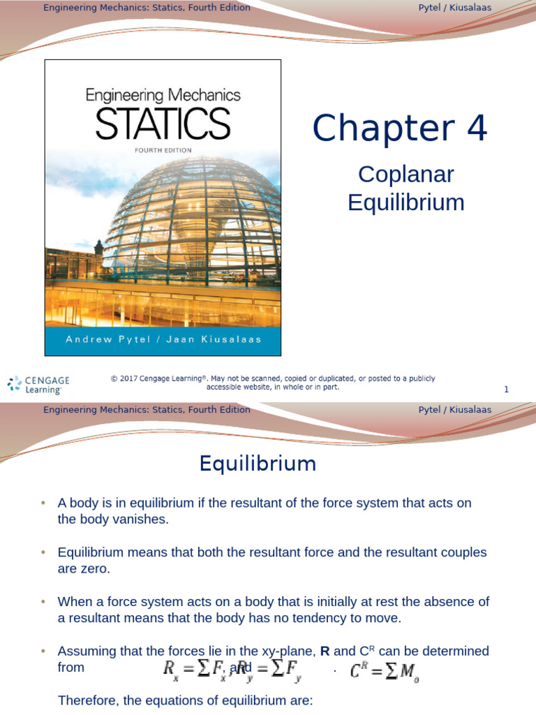 Pytel Statics Chapter 4 | PDF