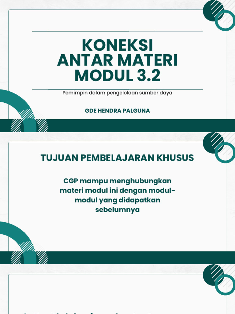Koneksi Antar Materi-3 | PDF
