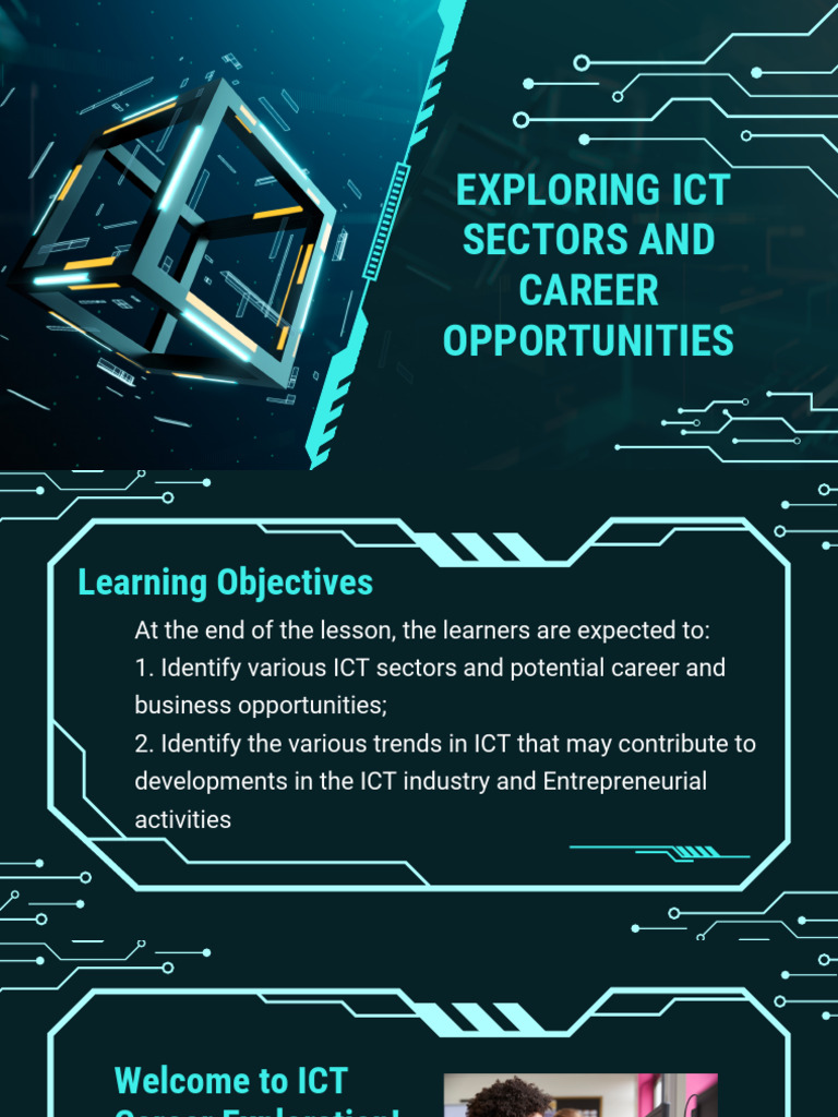 Exploring ICT Sectors and Career Opportunities | PDF