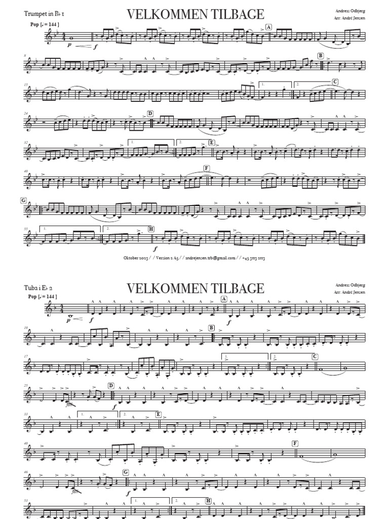Velkommen Tilbage - ALL PARTS | PDF