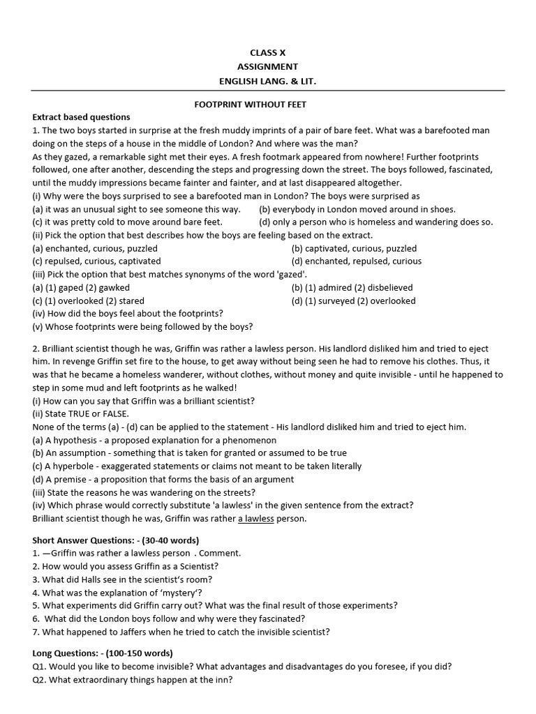 Footprint Without Feet | PDF