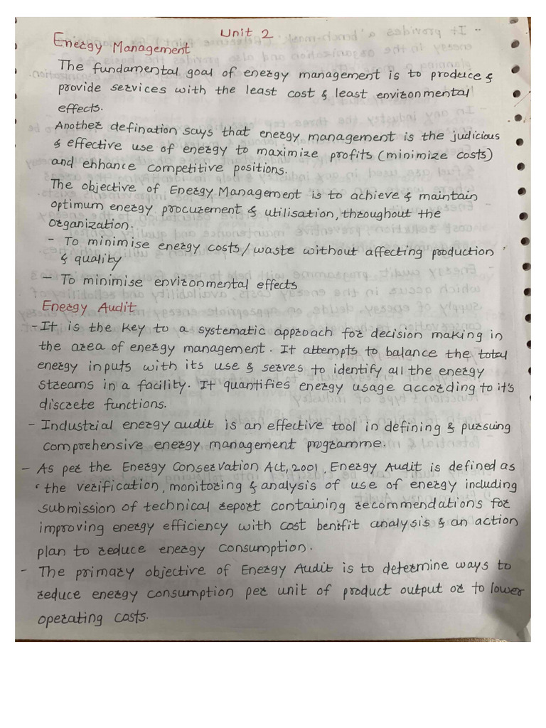 EAM Unit 2 Notes | PDF