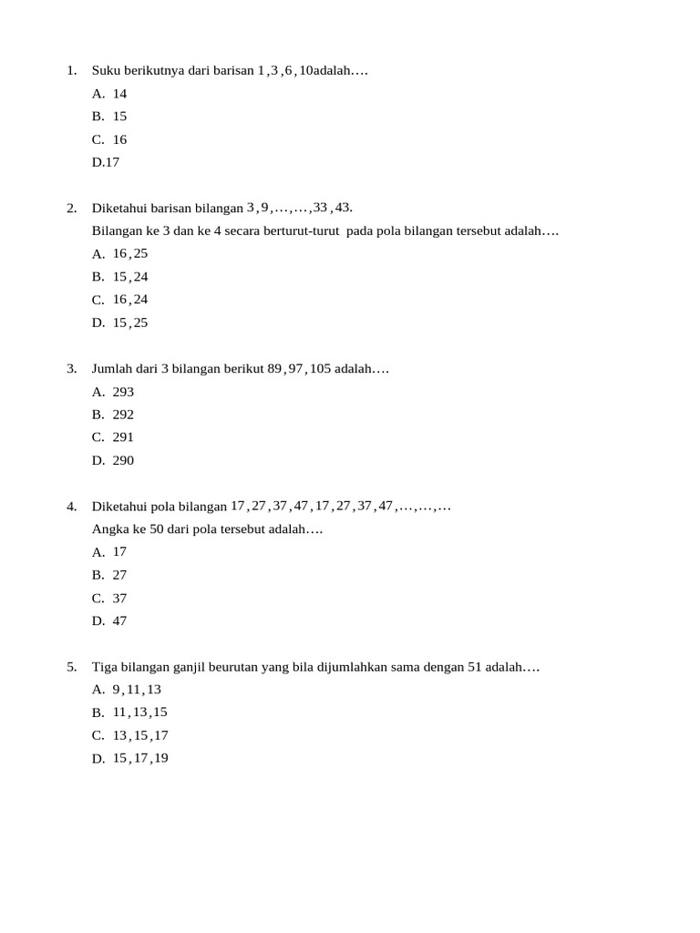 Soal bu rini | PDF