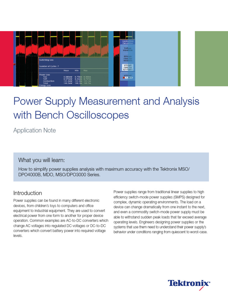 Power Supply Measurement Scope | PDF