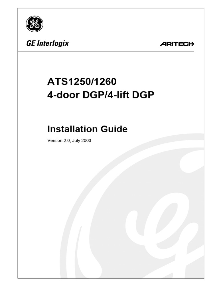 ATS1250_IG-modul de lift | PDF