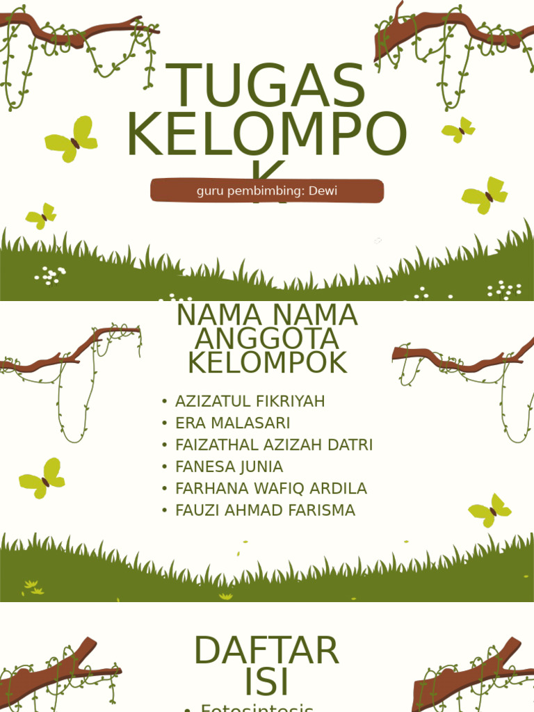 Hijau Dan Cokelat Ilustrasi Tugas Kelompok Presentasi - 20240821 - 061509 - 0000 | PDF