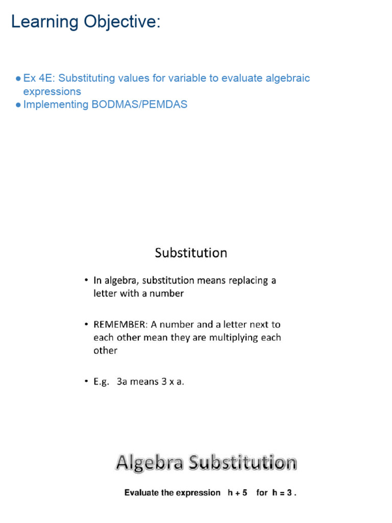 Learning Objective | PDF
